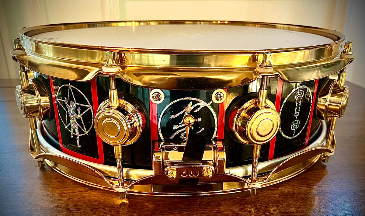 DW R40 Neil Peart Signature Snare 14x4” Tribute Snare – DrumPickers