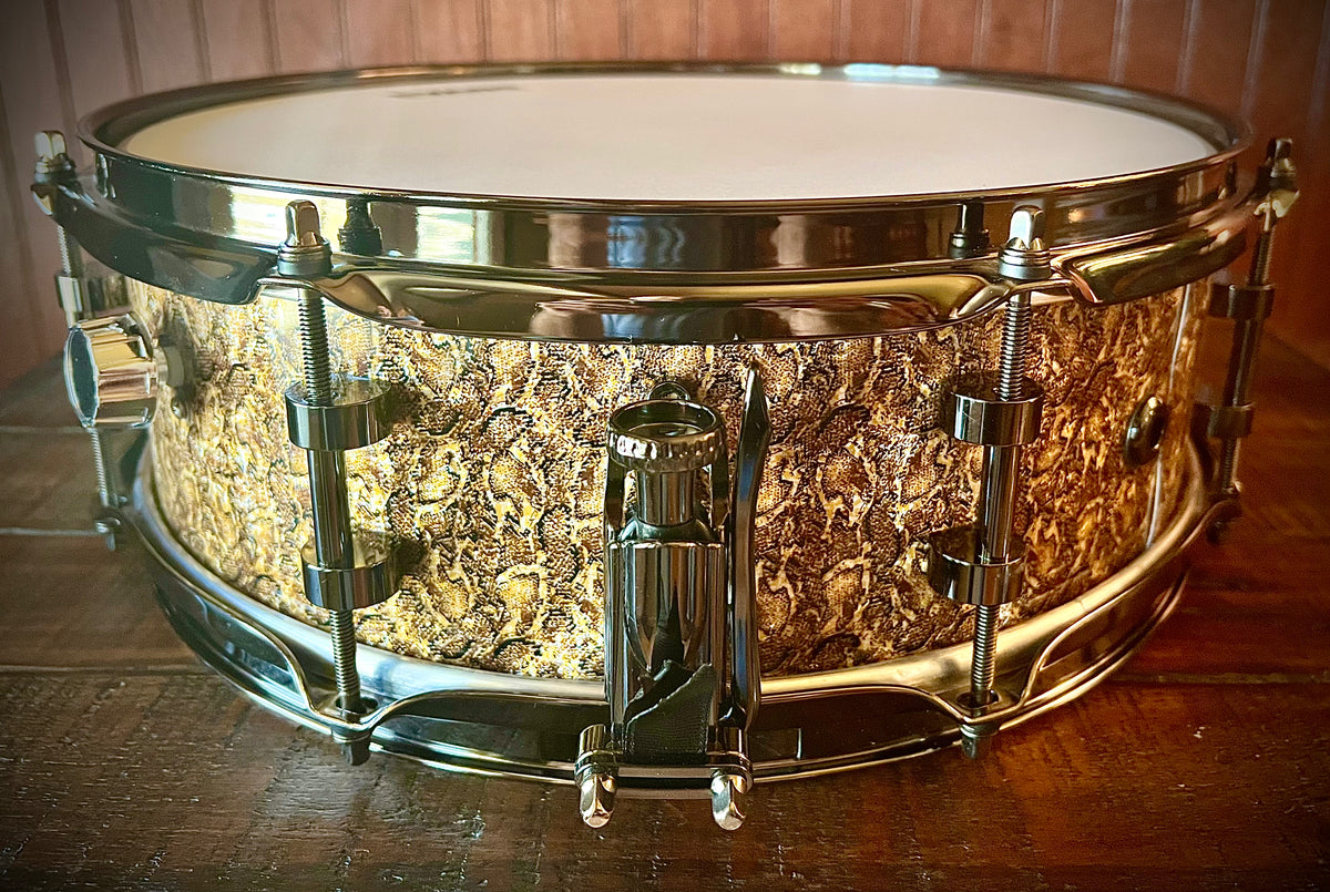 DrumPickers Custom 14x5” Snake Skin Snare